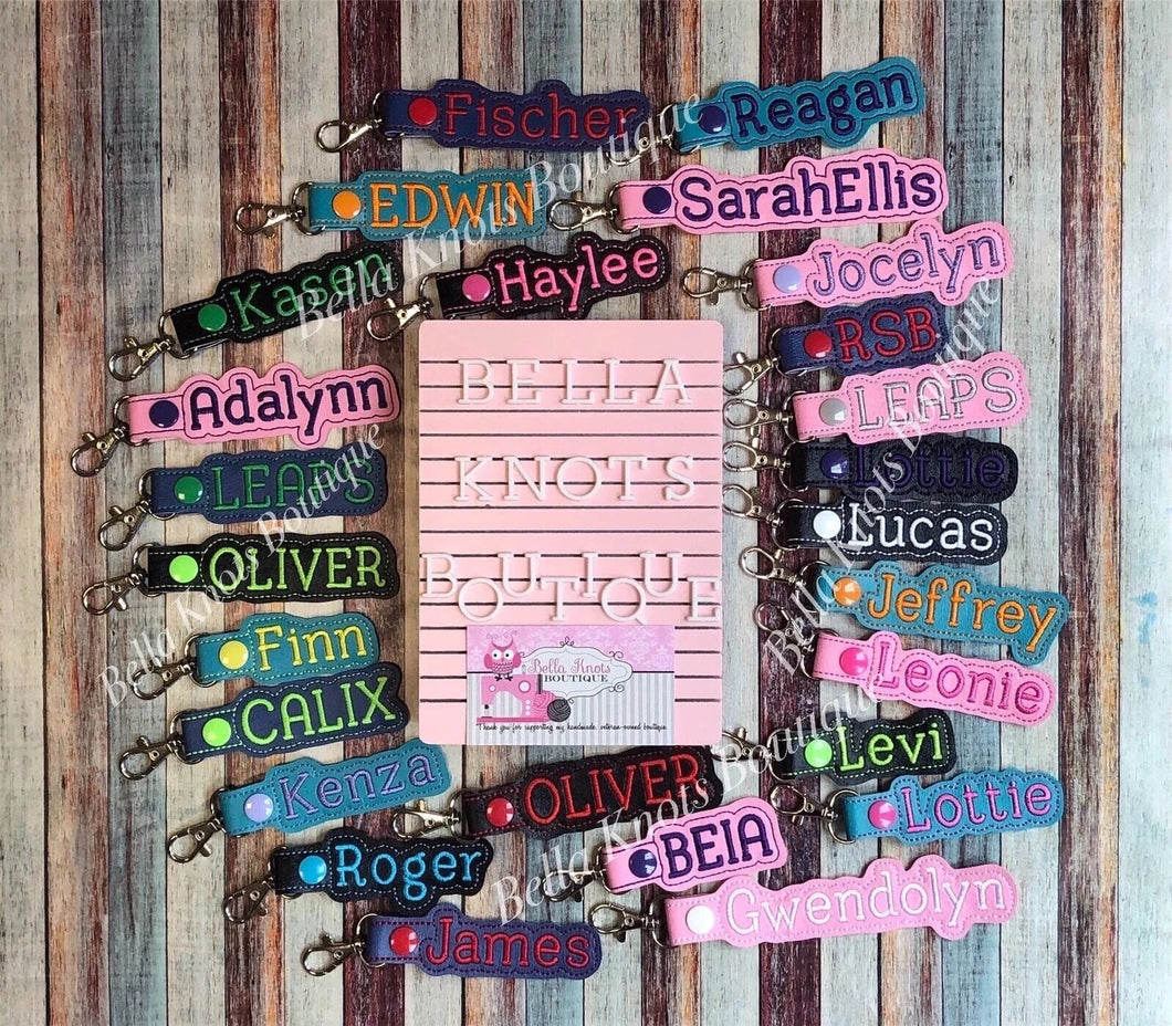 Custom Personalized Luggage or Backpack Name Tag, Back to School Gift ...