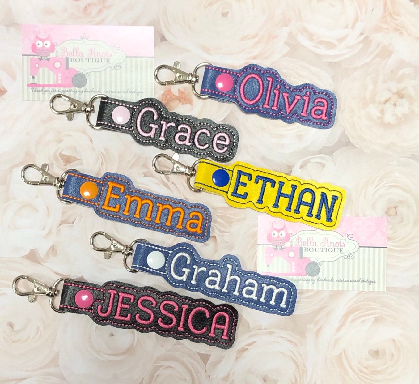 Custom Personalized Luggage or Backpack Name Tag, Back to School Gift ...